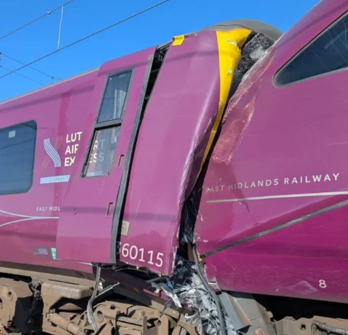 Nearly 90 people were injured in a train collision in England, 11 in ...