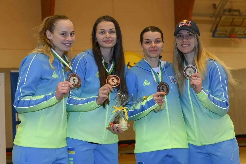 Ukrainian women's sabre fencing team wins bronze at the World Cup in ...