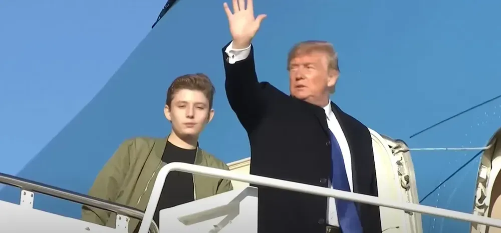 Trump's 18-year-old son makes his political debut in the US | УНН