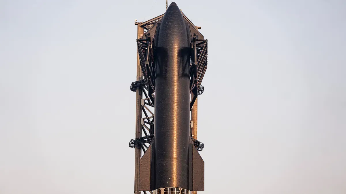 SpaceX has returned a giant Super Heavy rocket to Earth for the first ...