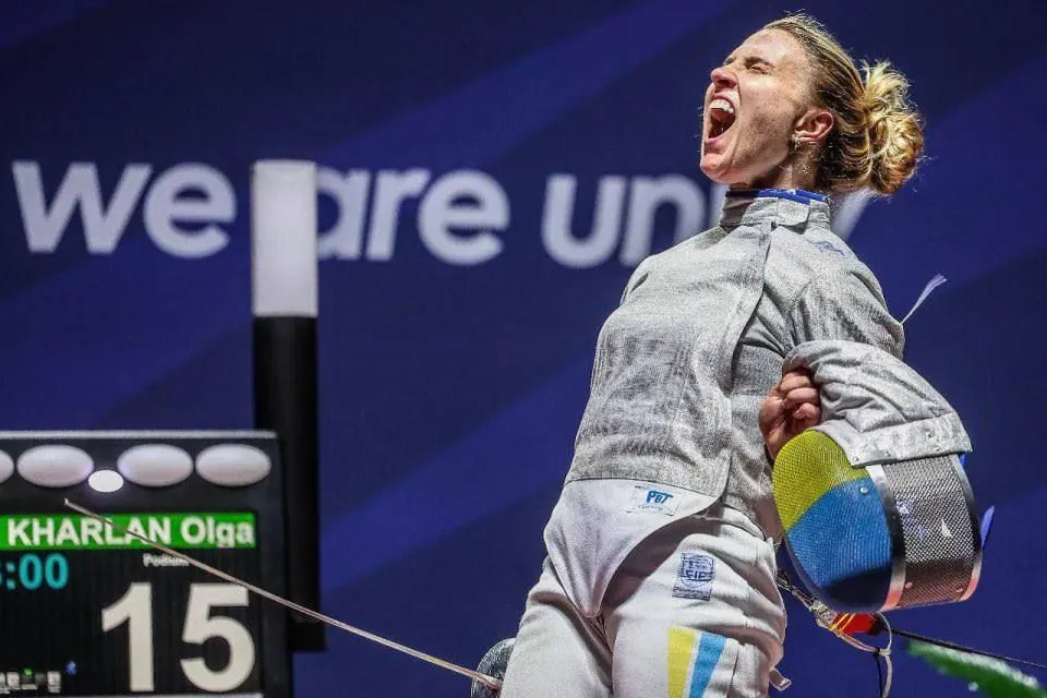 Olga Kharlan wins bronze medal in fencing at the 2024 Olympics in Paris ...