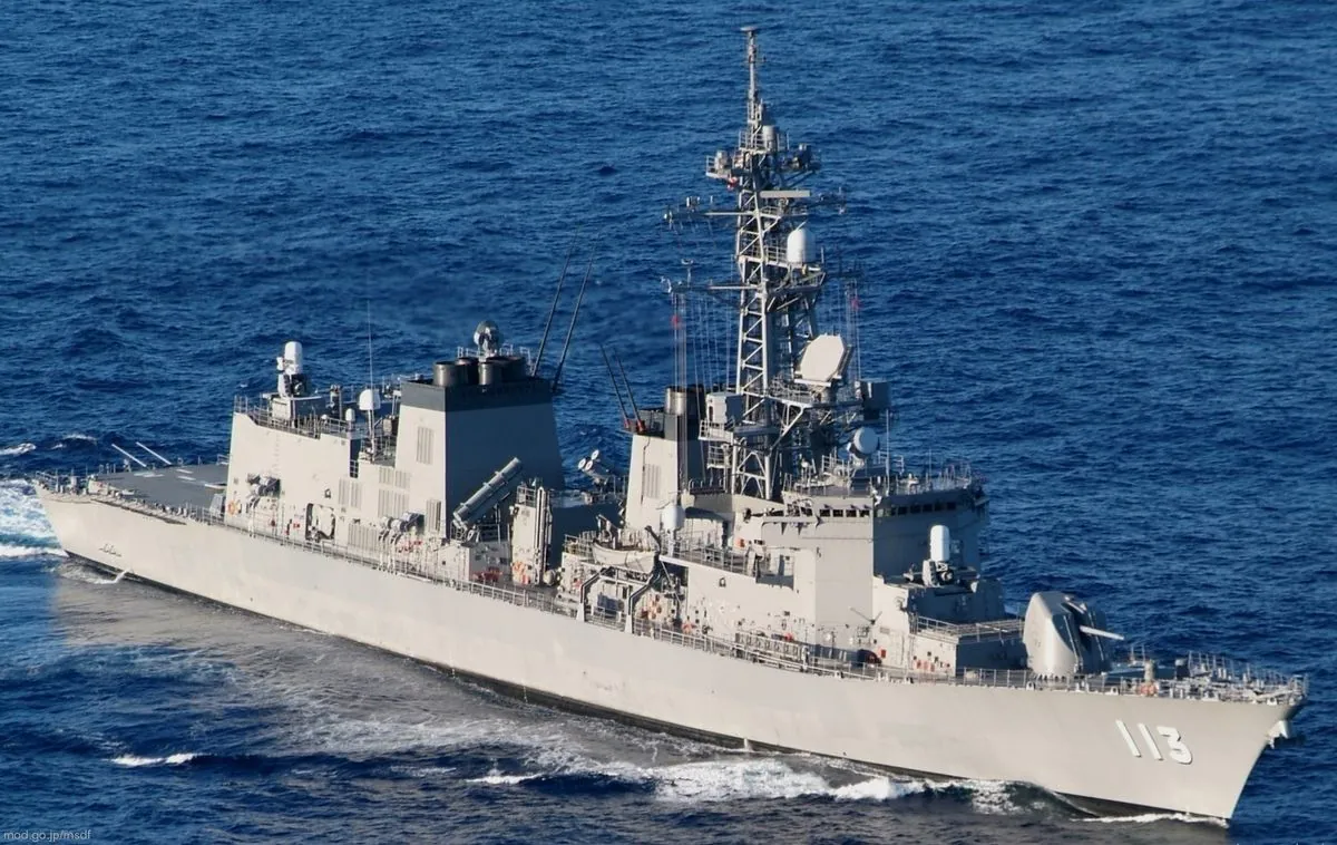 Japan Sends A Warship Through The Taiwan Strait For The First Time унн