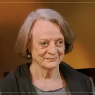 Actress Maggie Smith, known for the Harry Potter and Downton Abbey ...