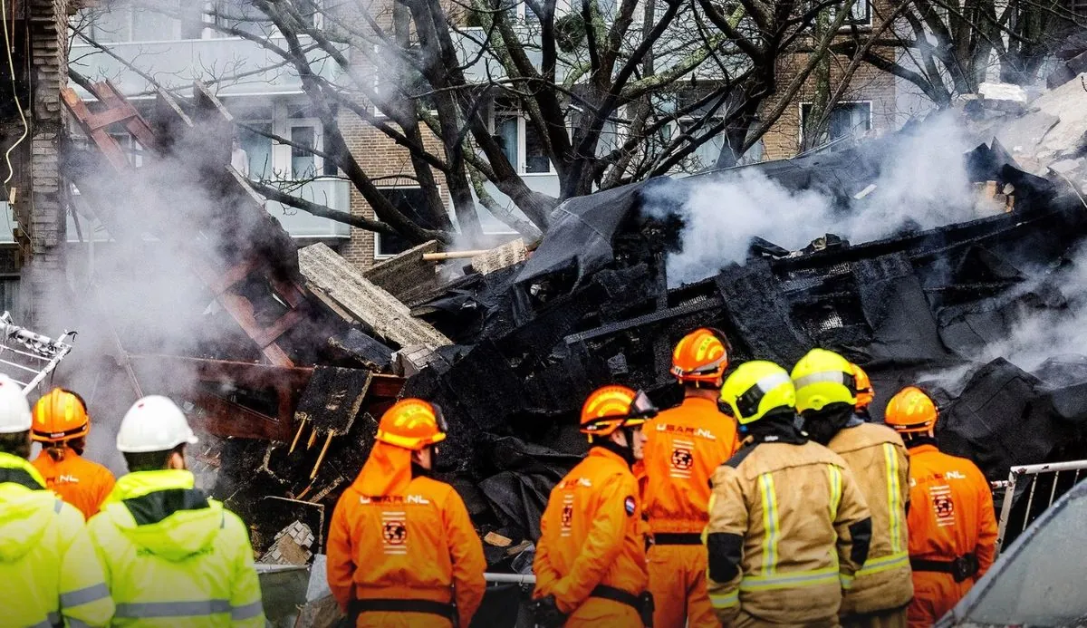In the Netherlands, a powerful explosion destroyed a residential ...