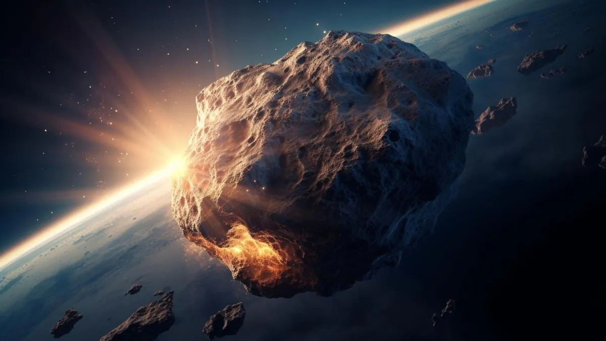 A potentially dangerous asteroid 248 meters long will fly near the ...