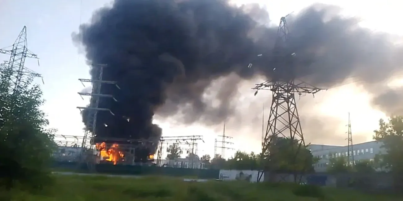 SBS showed a video of an attack on drone warhead production facilities ...