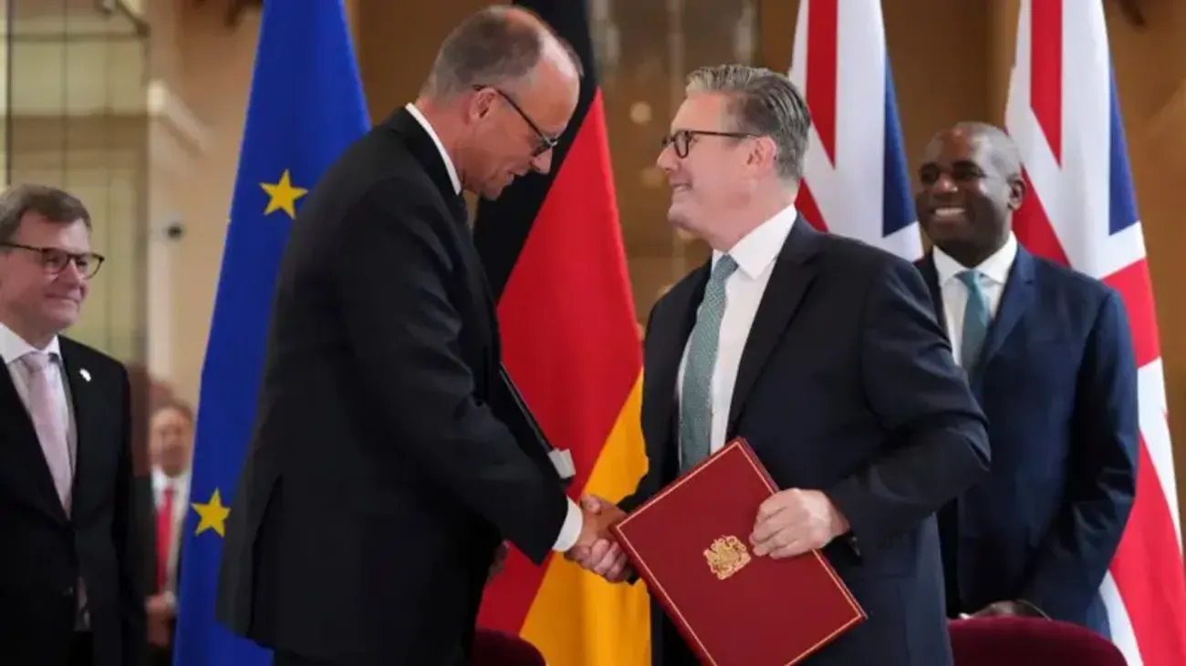 Britain and Germany sign mutual defense treaty, to develop new missile ...
