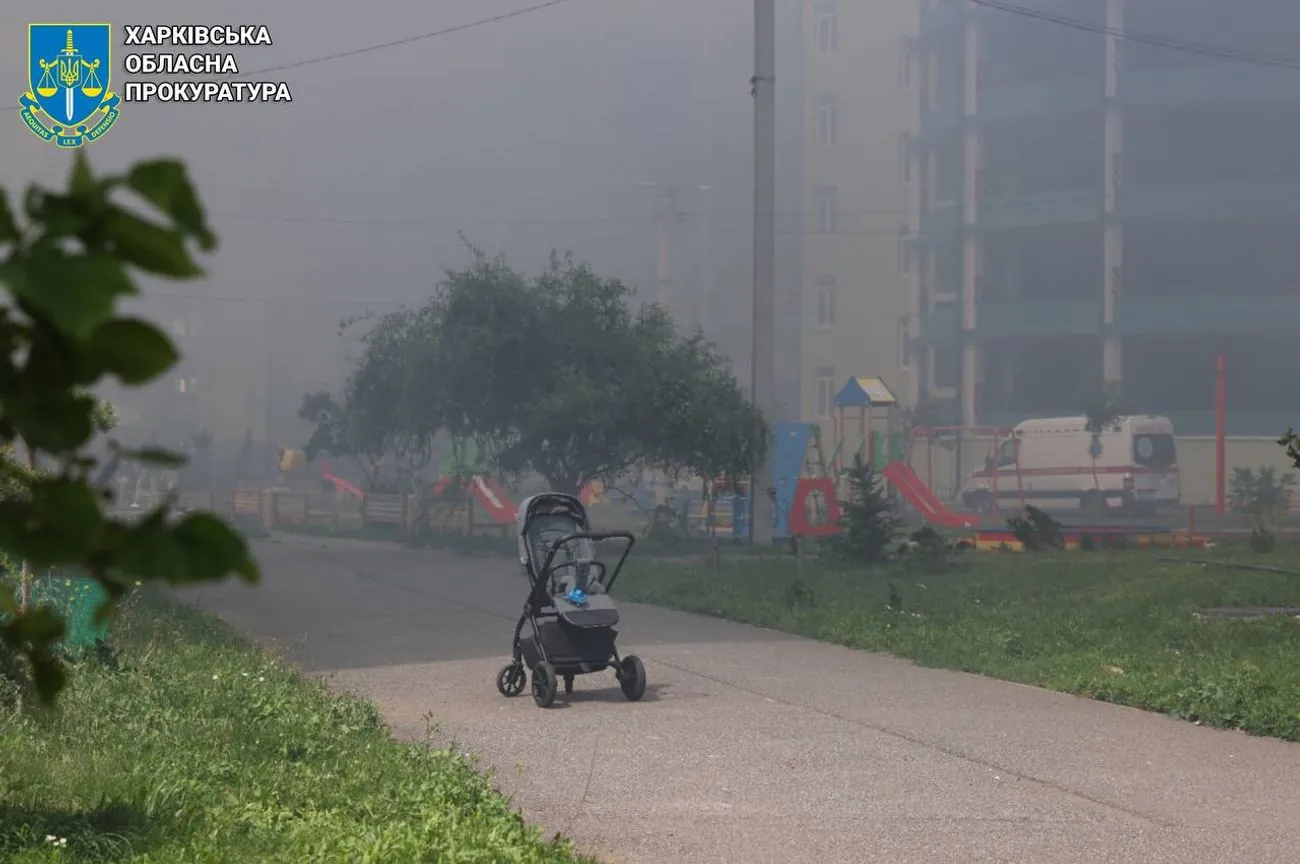 Russia launched UMPB-5 with a range of up to 100 km at Kharkiv, among ...