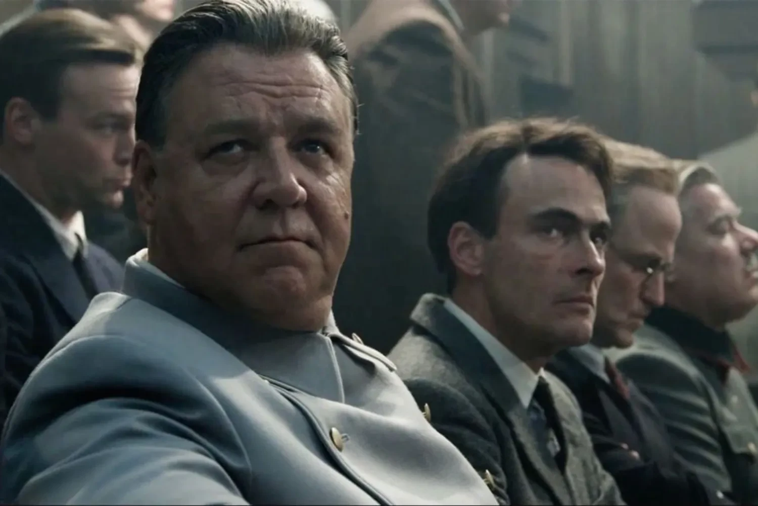 The film "Nuremberg" with Russell Crowe and Leo Woodall is nominated ...