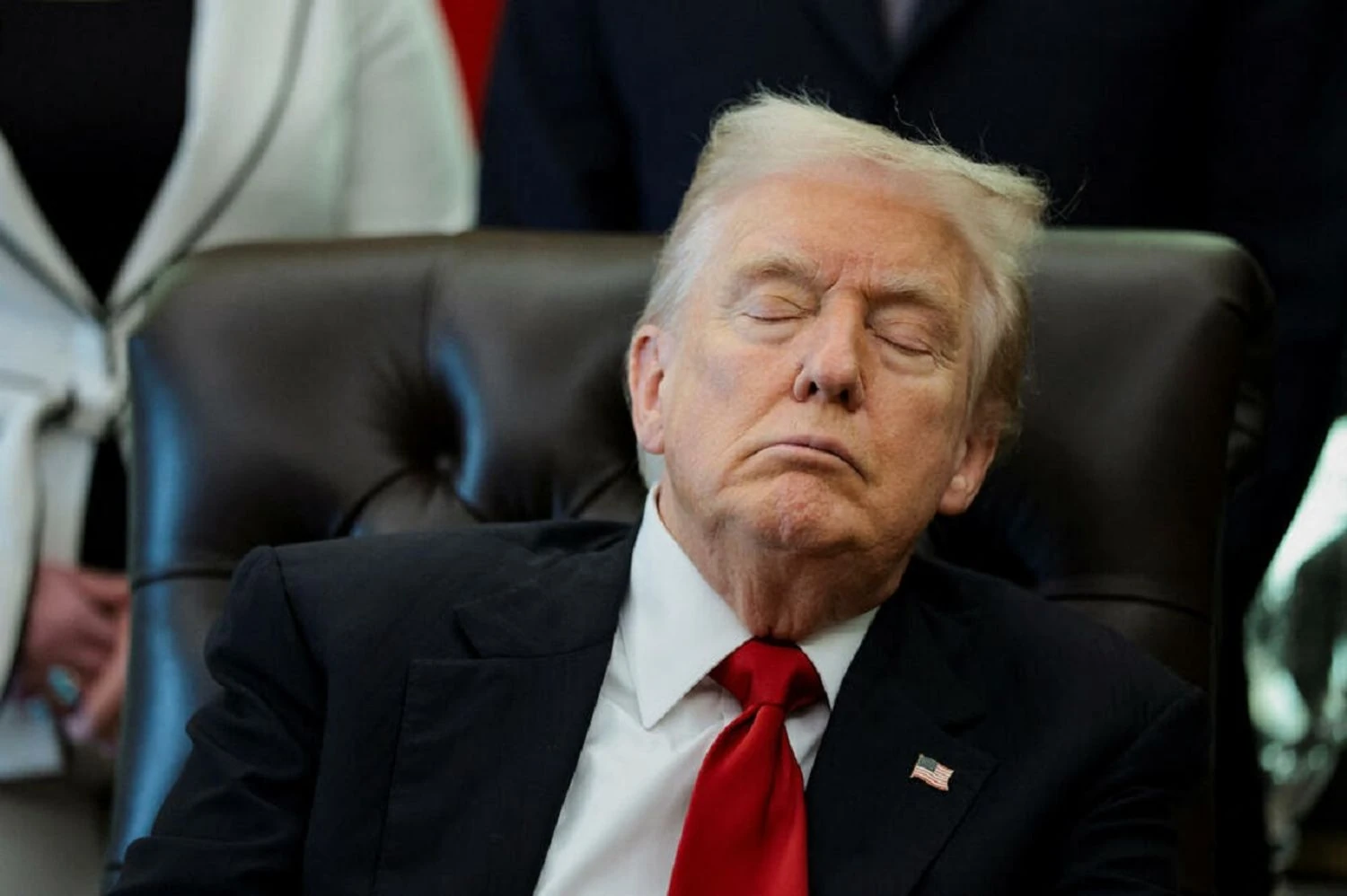Donald Trump embroiled in scandal for allegedly falling asleep during ...