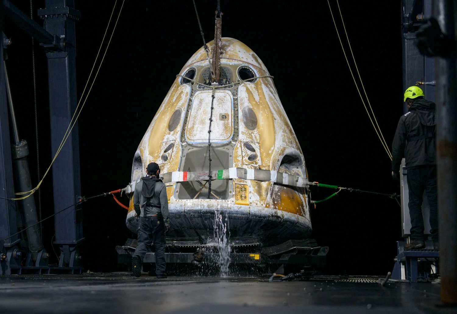 NASA medical evacuation: ISS crew successfully returns to Earth earlier ...