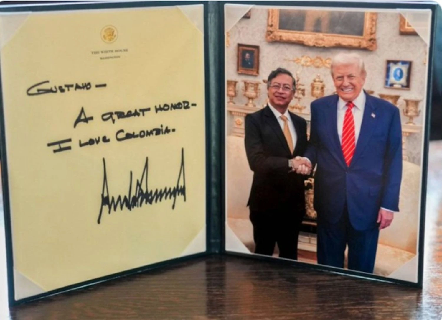 Donald Trump and Gustavo Petro held their first meeting at the White ...