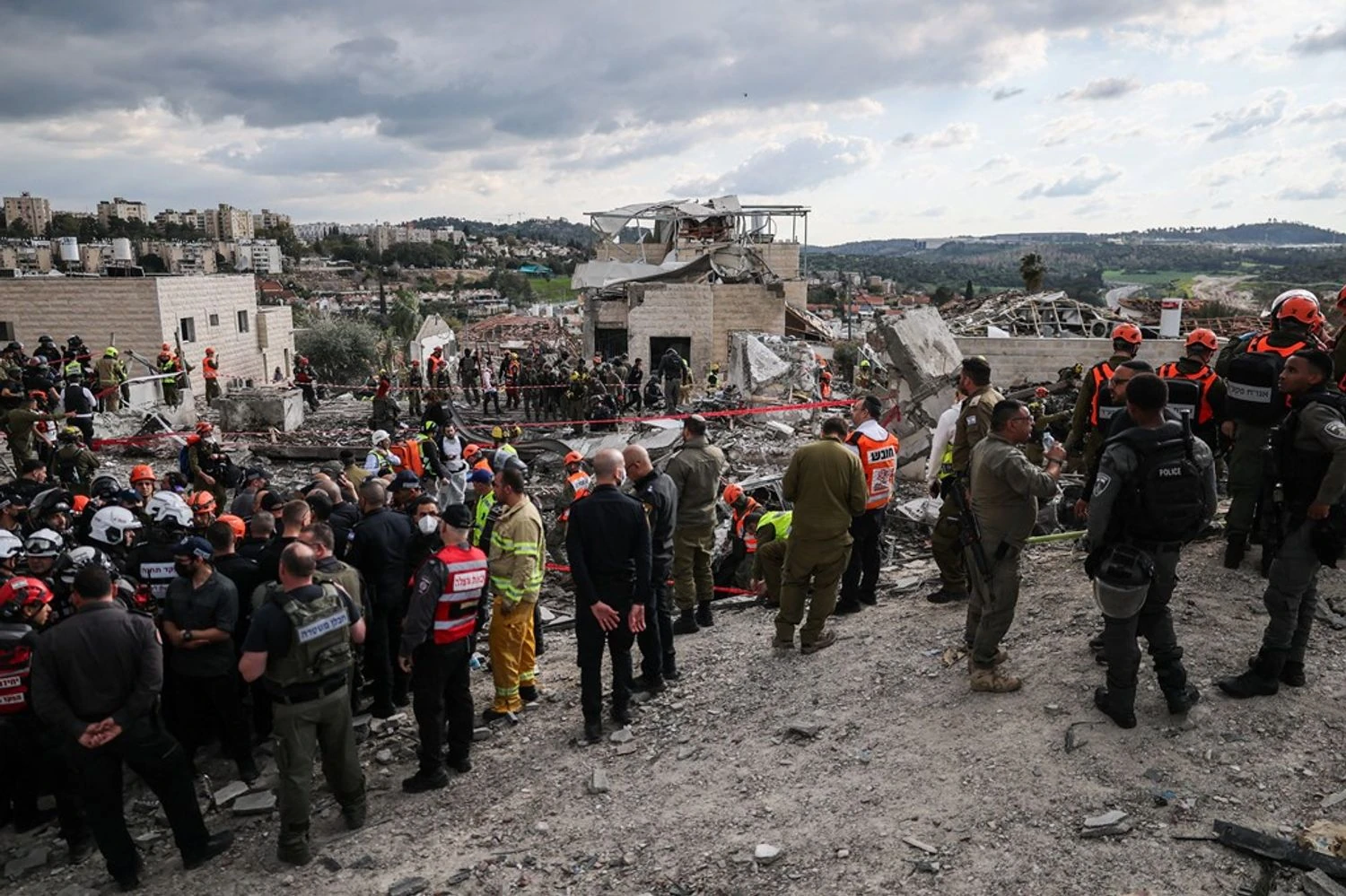 The number of casualties from the Iranian strike in the Israeli city of ...