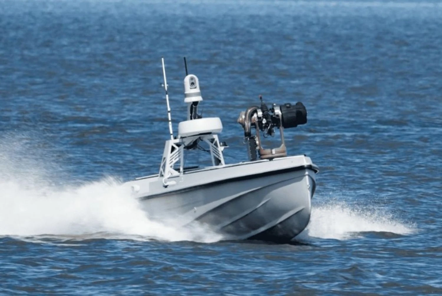 American engineers integrated the autonomous Bullfrog turret onto the ...