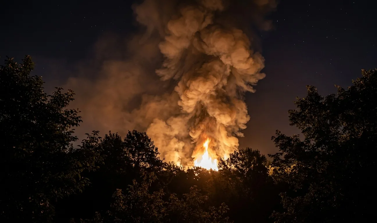 In Kyiv, there is extensive destruction following a massive attack ...