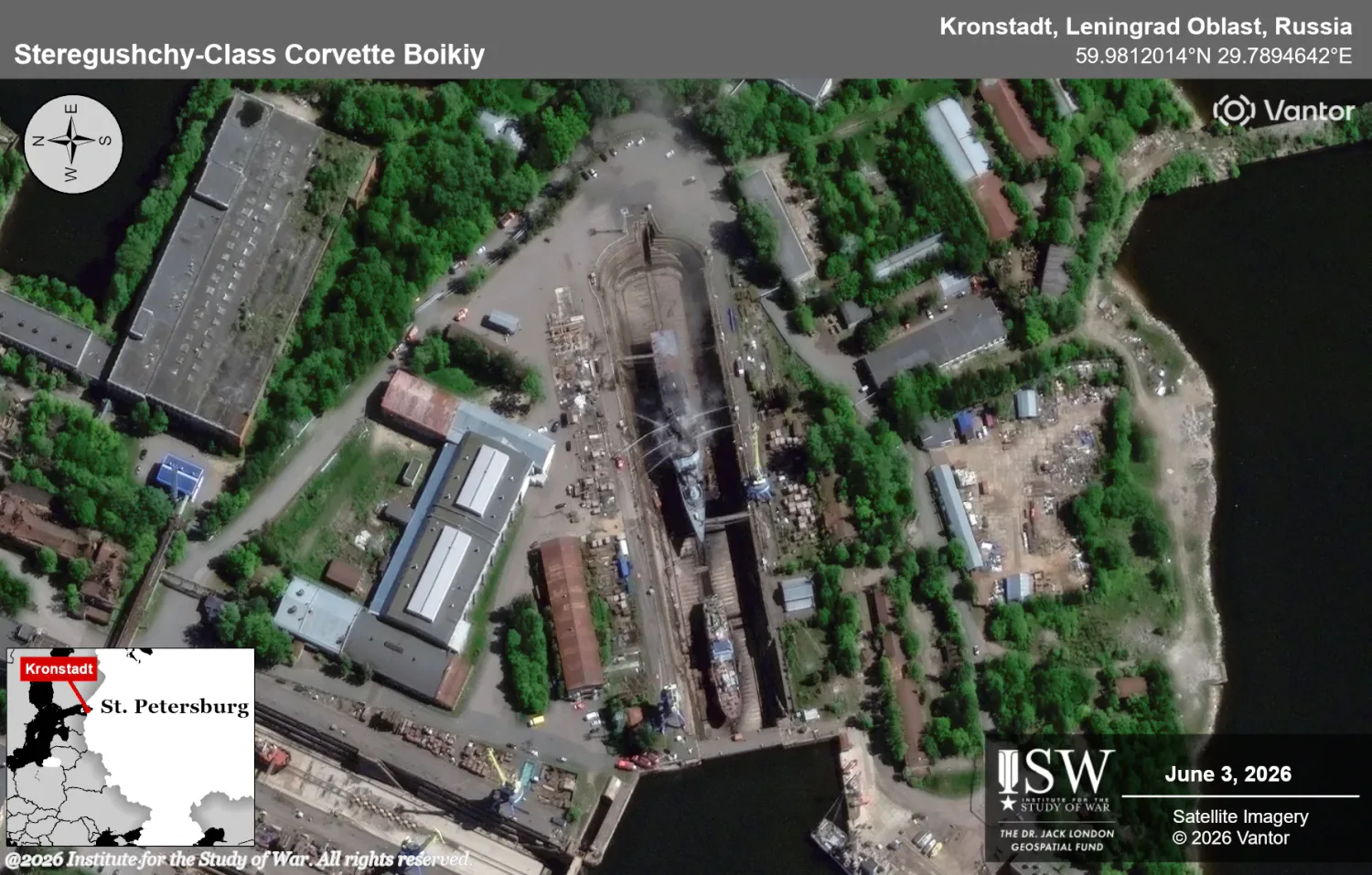 Satellite captures aftermath of strikes on oil terminal and corvette ...